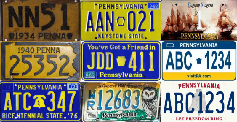 License plate overhaul offers window into Pa.’s rich history of designs ...
